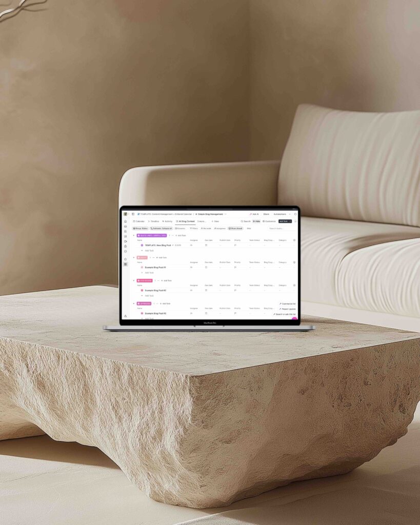 ClickUp Setup - Online Business Management | Integrator | Coach